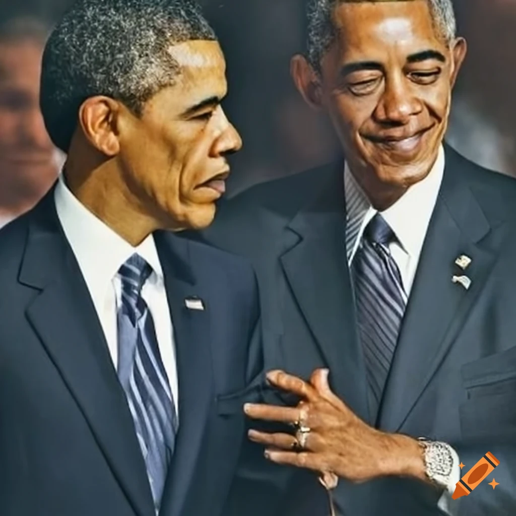 Wise and confident portrait of barack obama on Craiyon