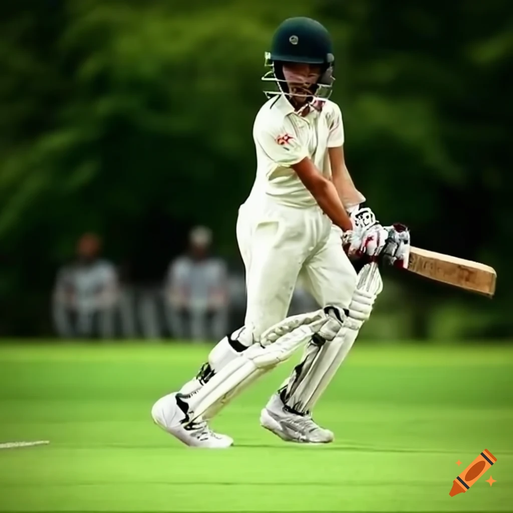 Cricket match in the field