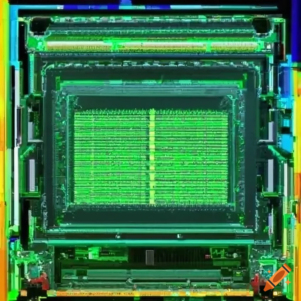 Abstract digital art with glitch and horror filter effects on Craiyon