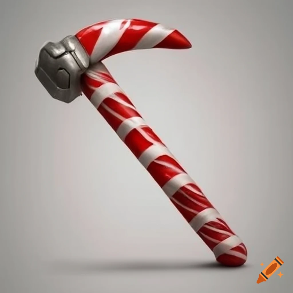Candy cane war hammer