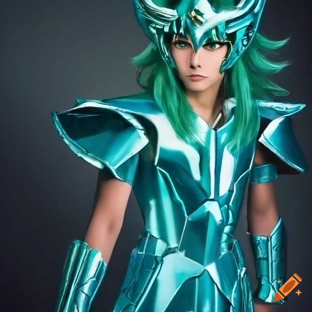 Full-size cosplay of Shun de Andrómeda from Saint Seiya on Craiyon