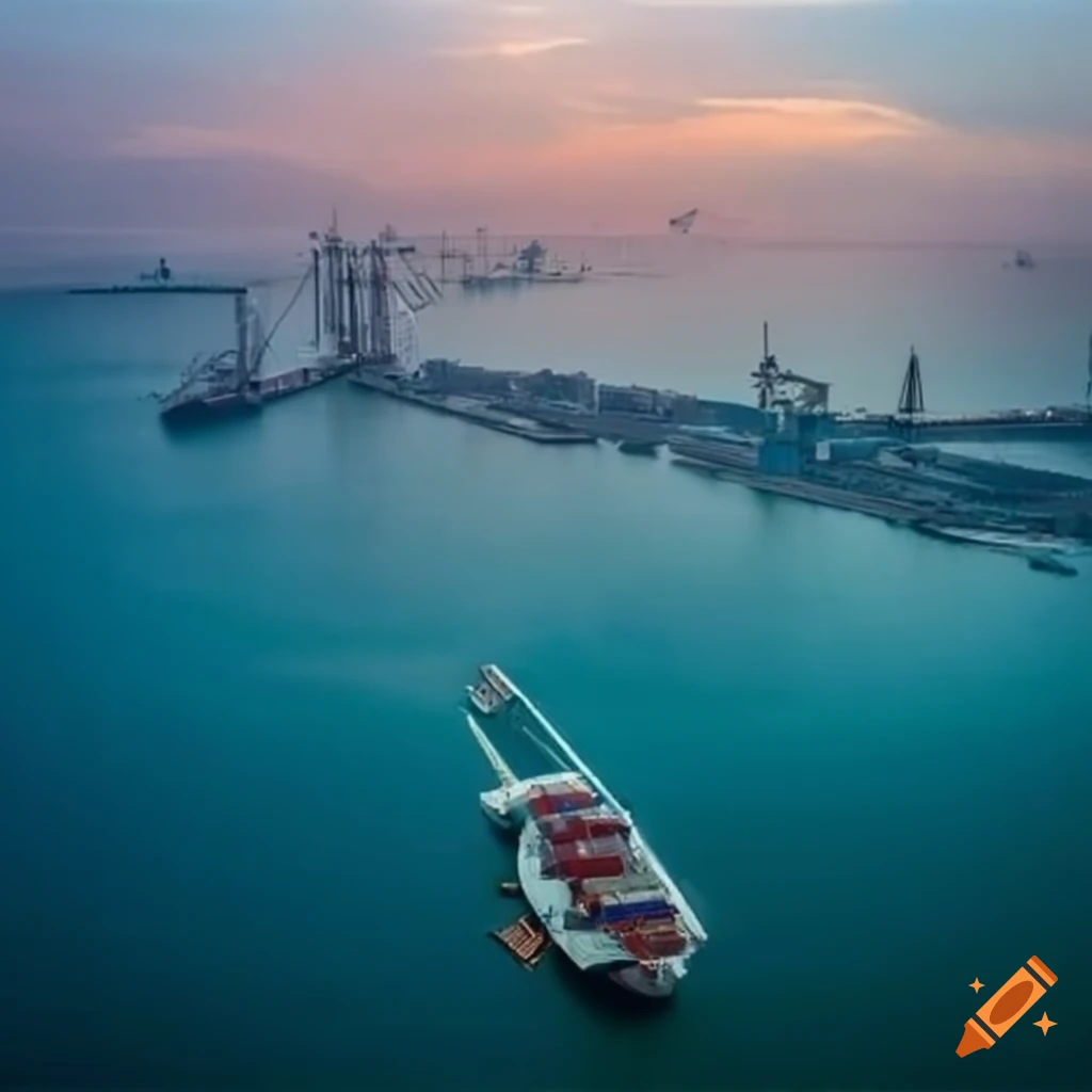 Sipg port in israel on Craiyon