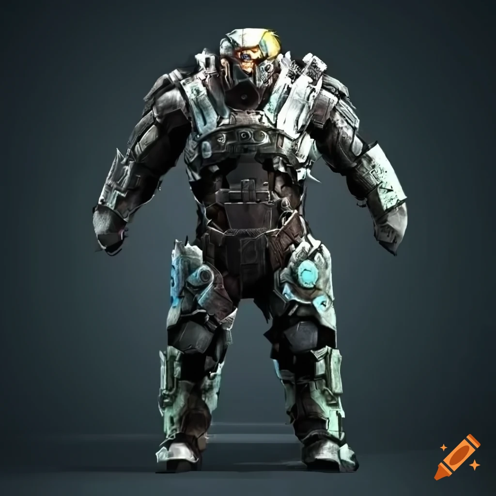 Heavy deadspace armor on Craiyon