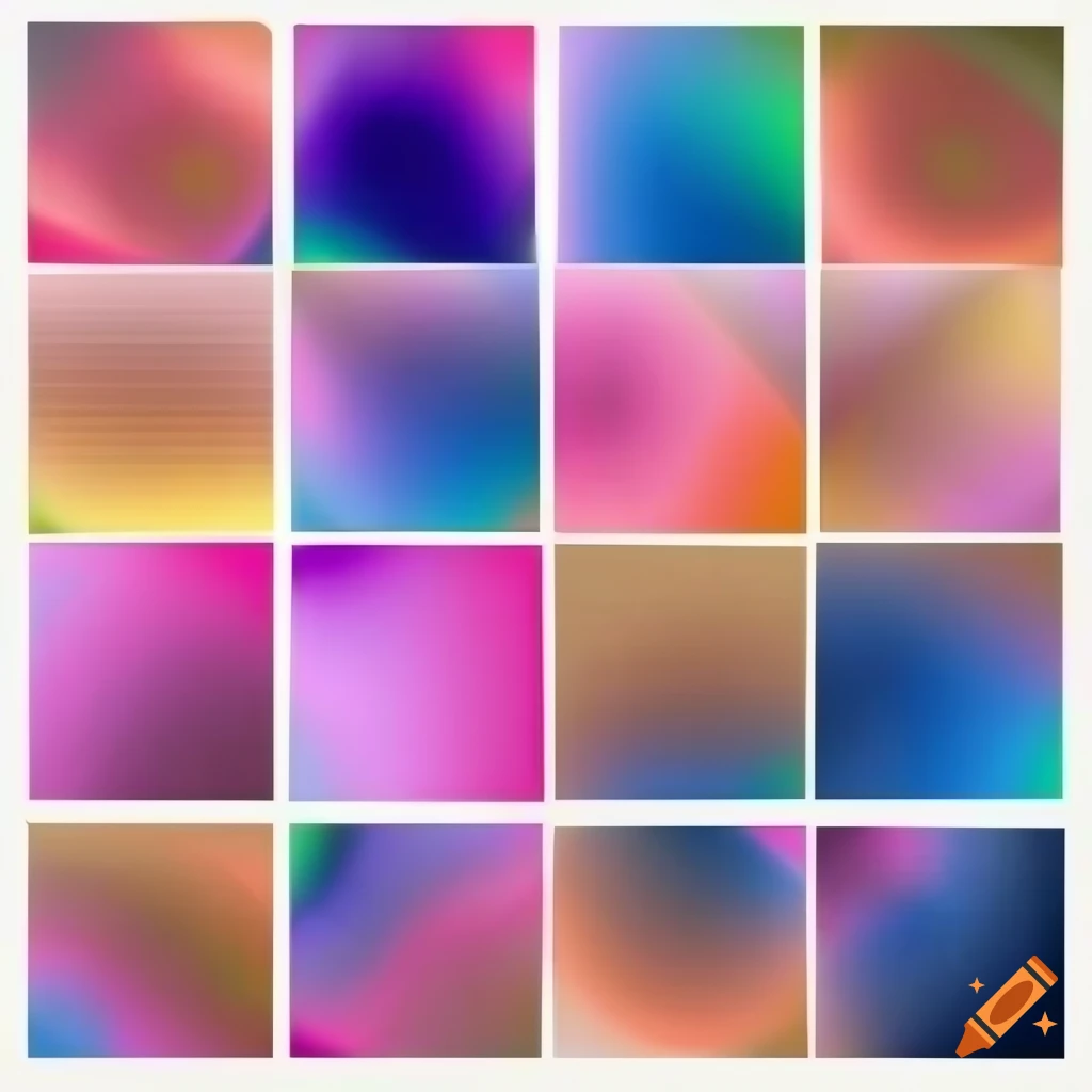 Abstract art with geometric shapes and gradients on Craiyon