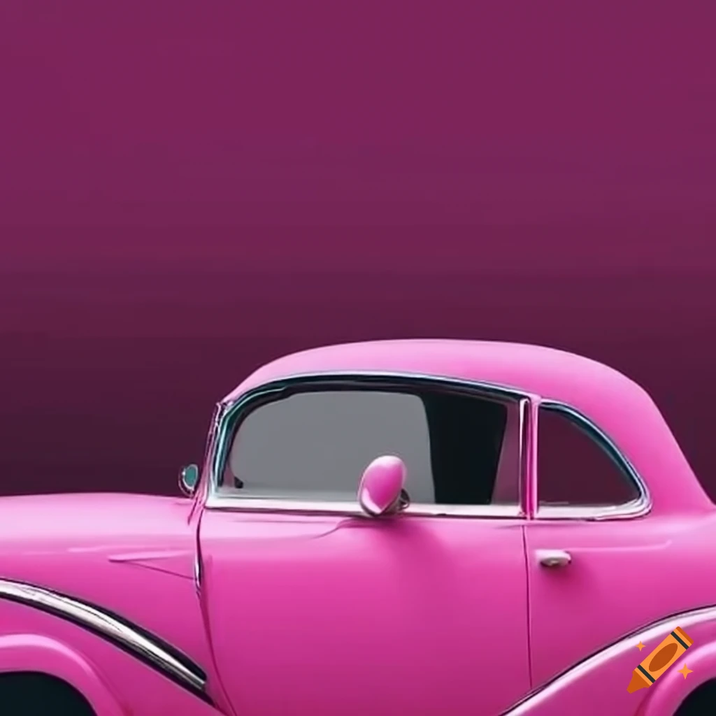 Pink car on Craiyon