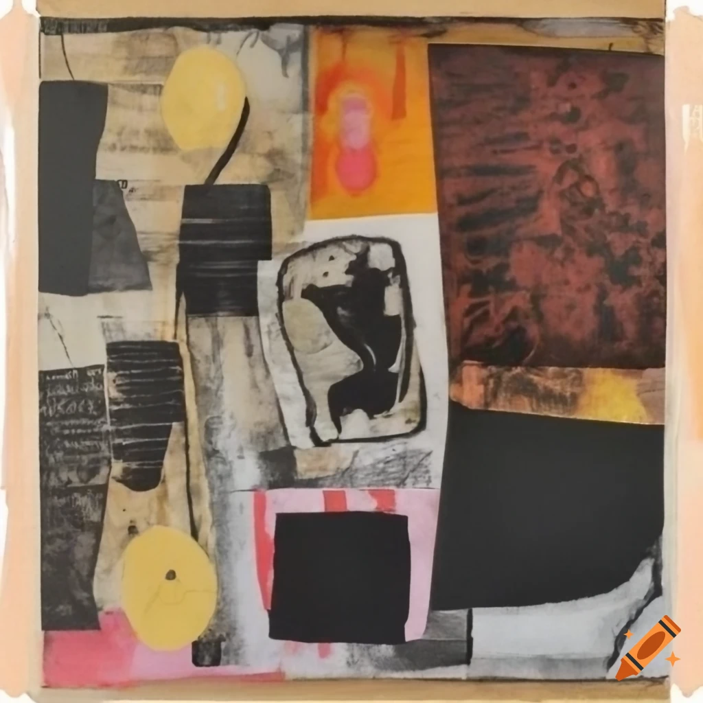 Dadaist collage artwork of a walk home