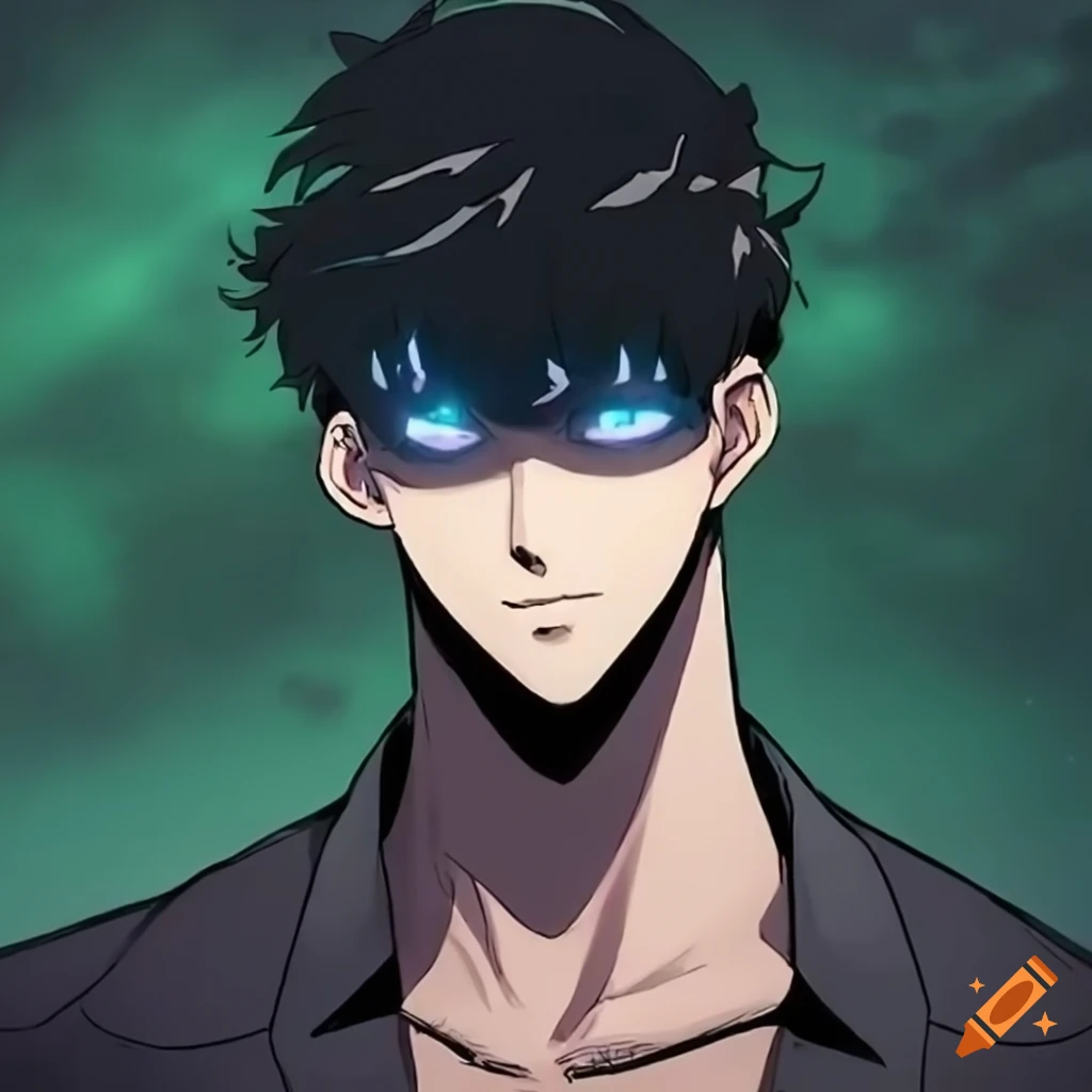 Supernatural character in south korean manhua style exuding a ghastly ...