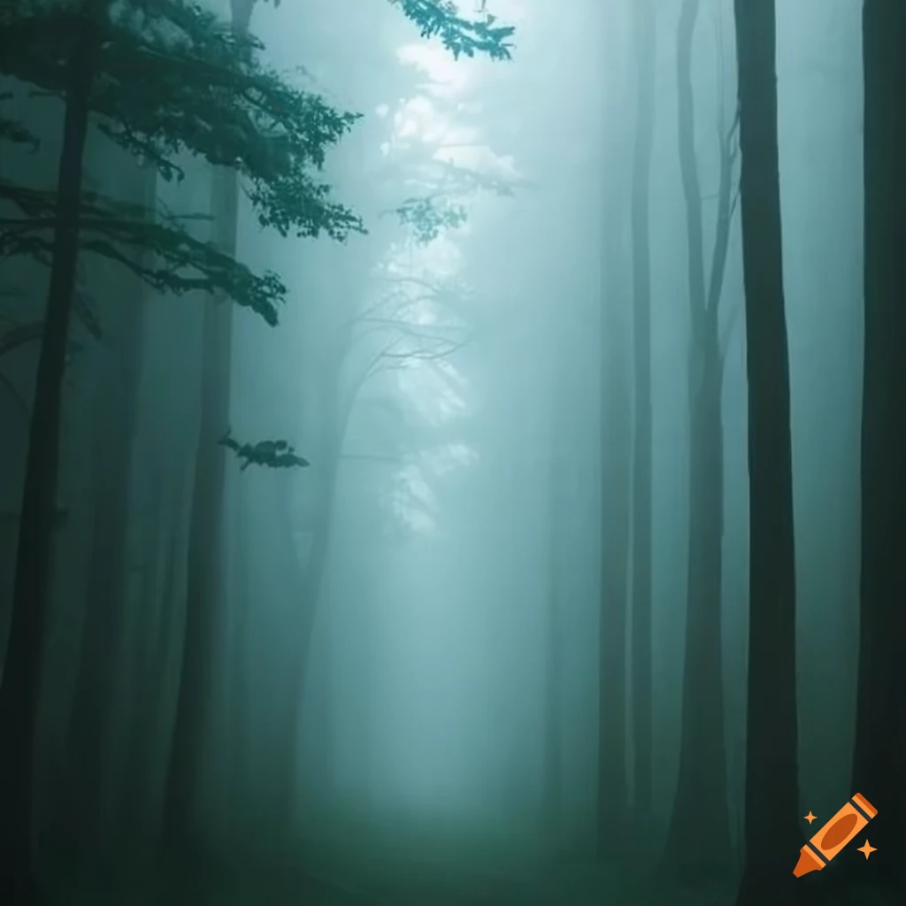 Foggy forest