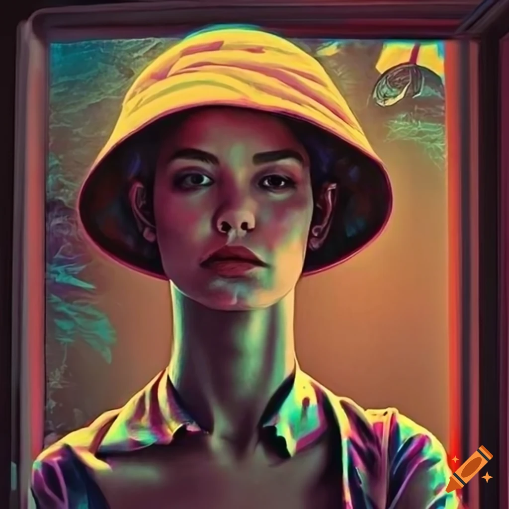 Sensational tropical iridescent LSD from Noir graphic novel by Norman ...