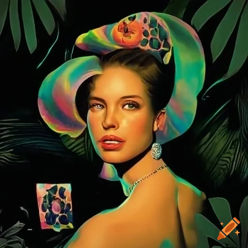 Colorful tropical scene from the graphic novel LSD, From Noir by Norman ...