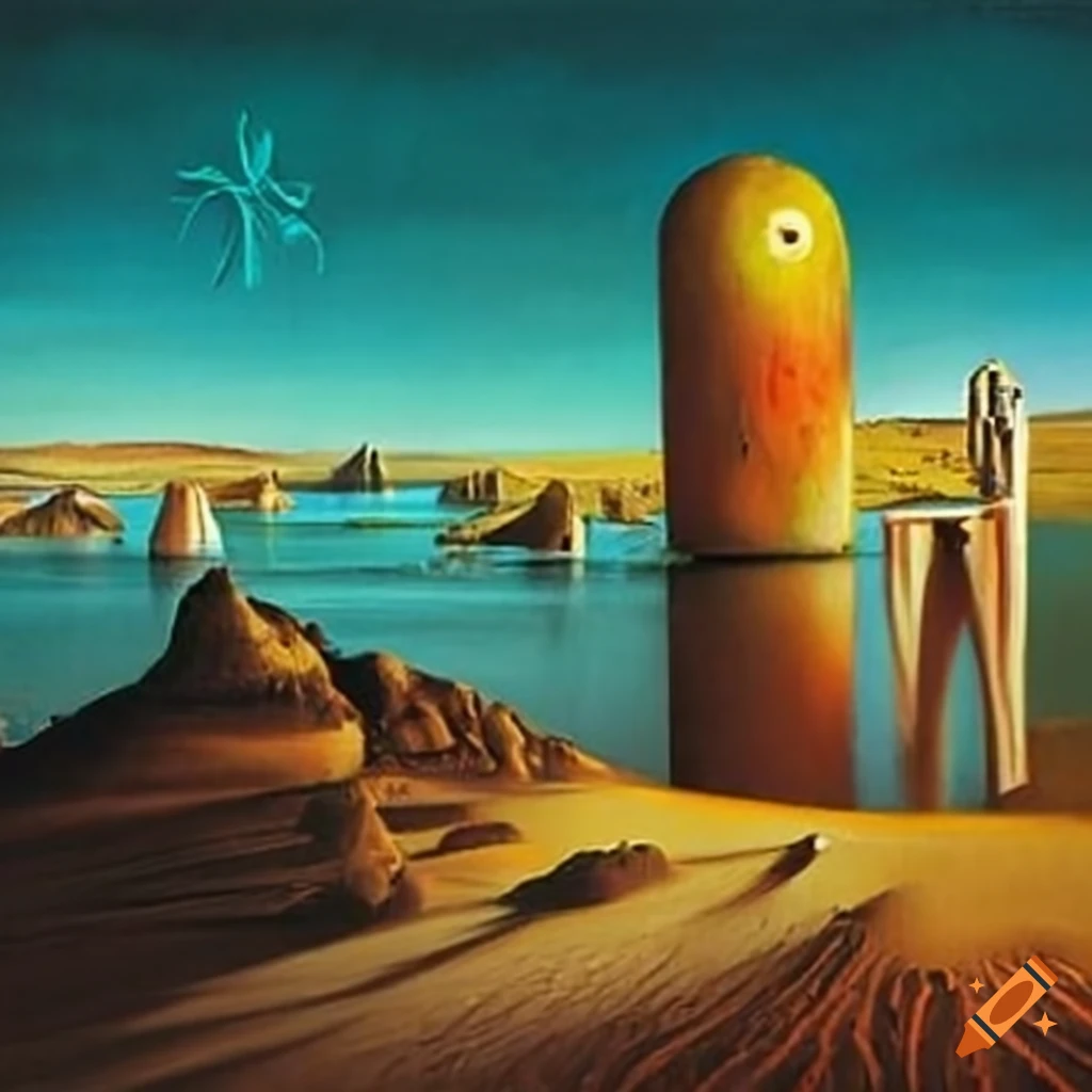 De chirico landscape painting