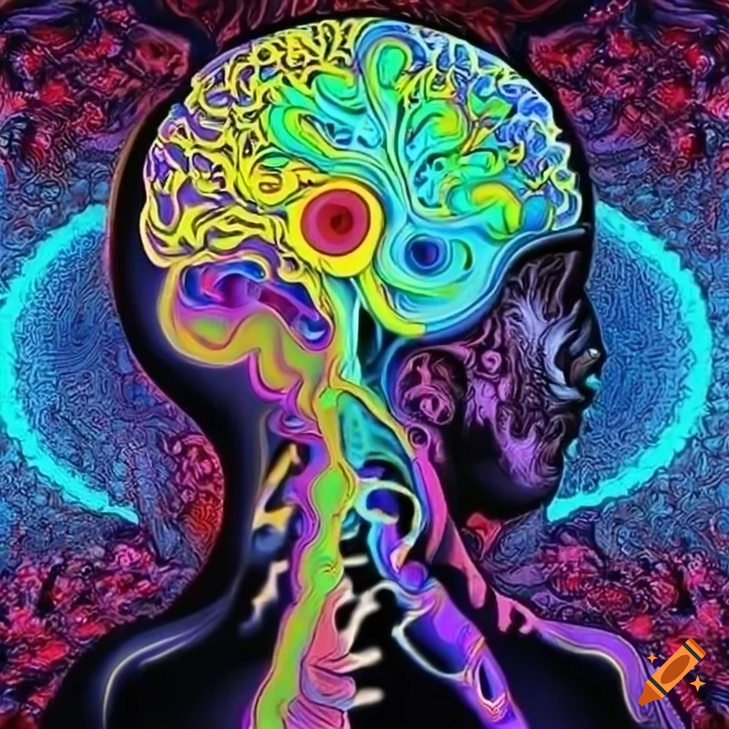 Psychedelic mind on Craiyon