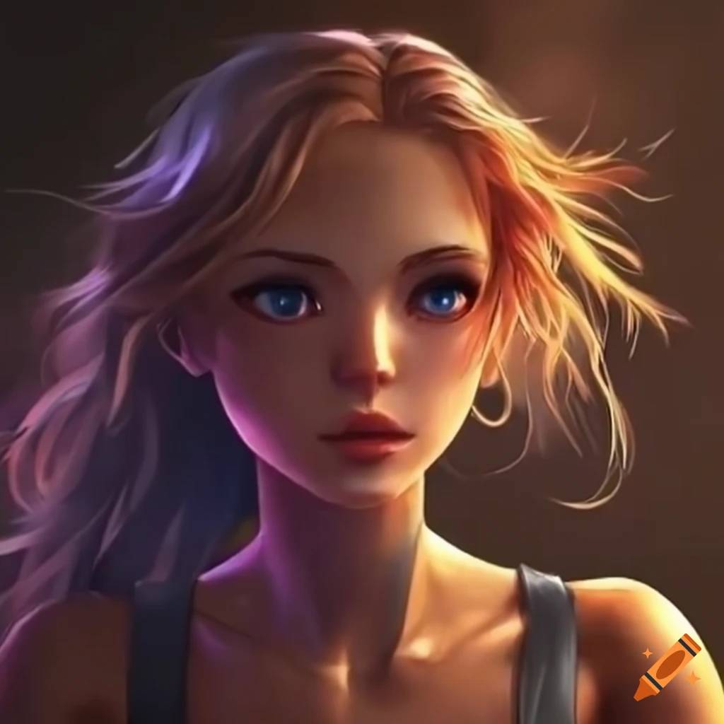 Captivating video game scene on Craiyon