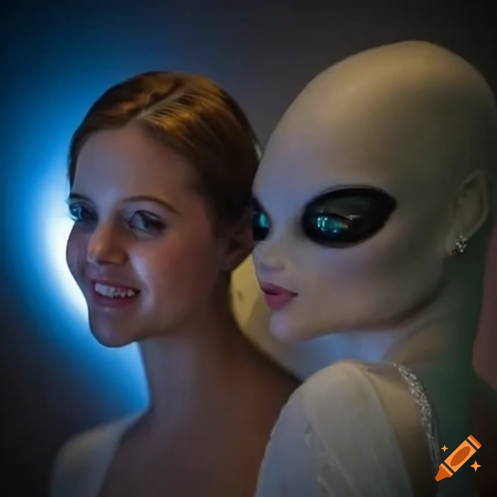 Extraterrestrial wedding ceremony on Craiyon