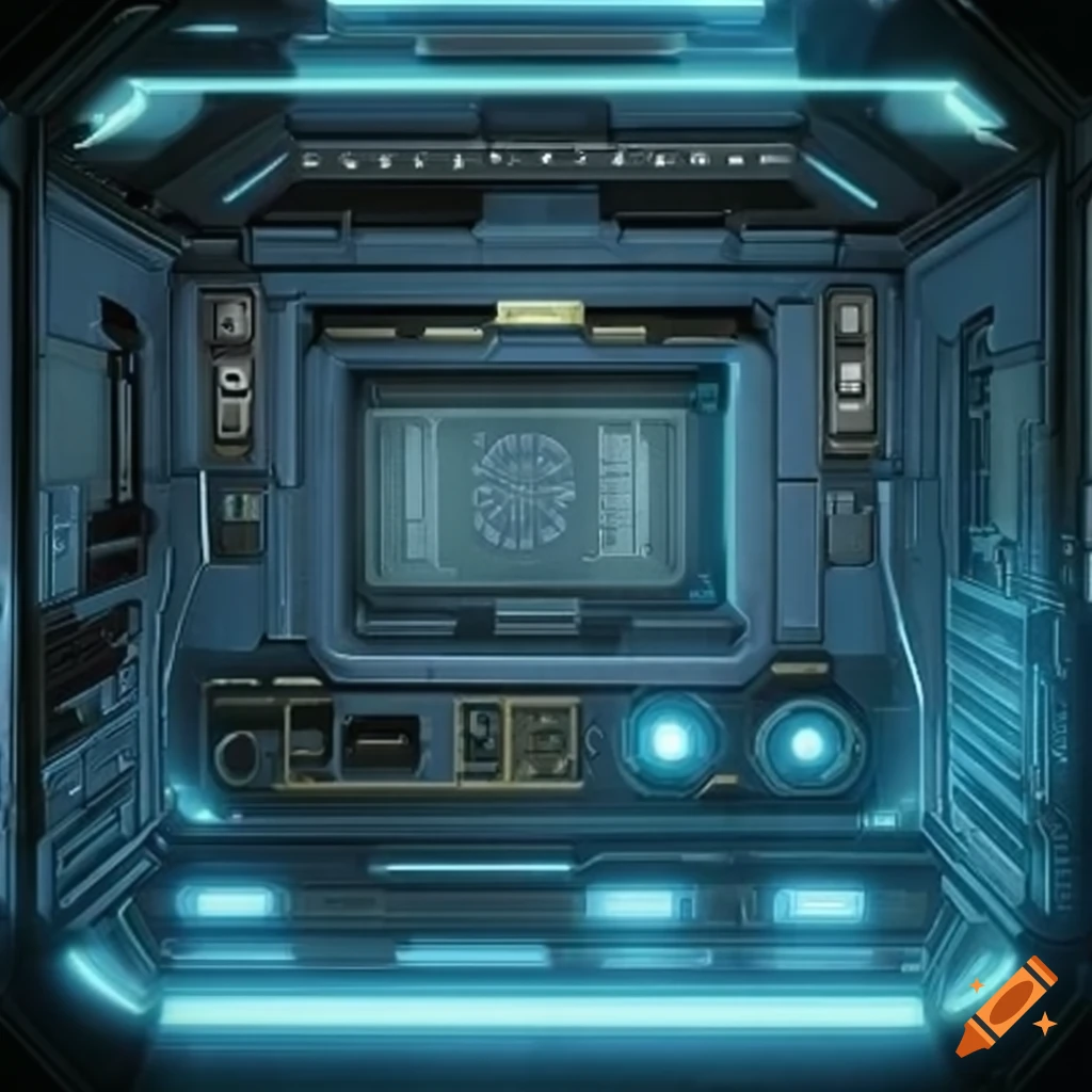 Sci fi control screen