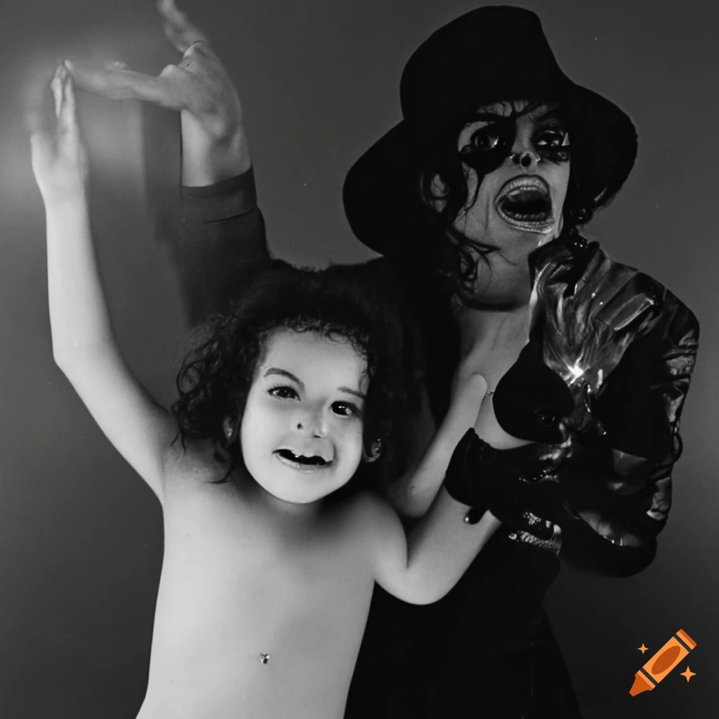 Michael jackson playing with kids