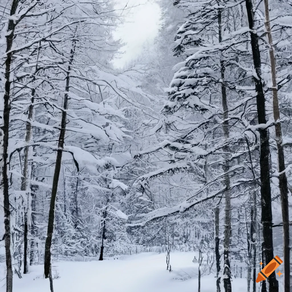 Snowy forest