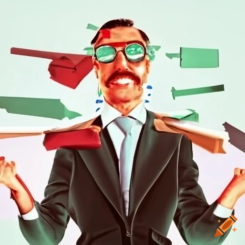 Negative stereotype of sales people on Craiyon