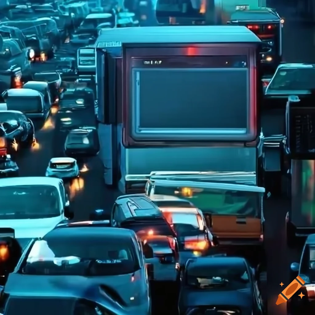 Computers in a traffic jam