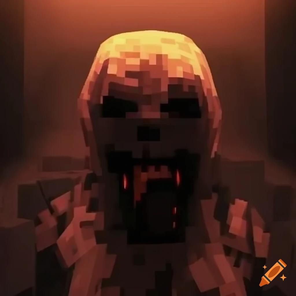Scary minecraft screenshot