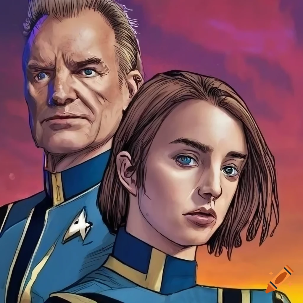 Sting and Maya Hawke as a passionate couple in Star Trek Discovery ...