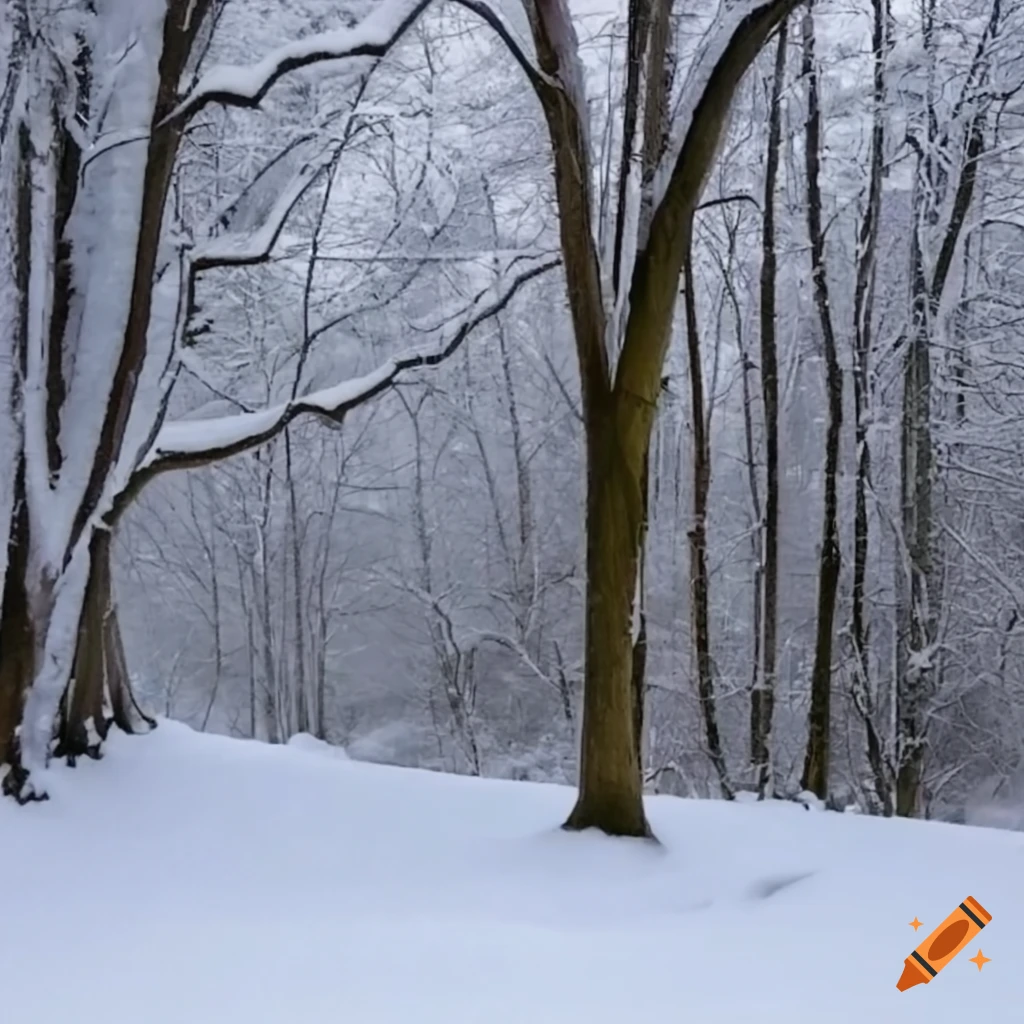 Potter county pennsylvania covered in 48 inches of snow on Craiyon