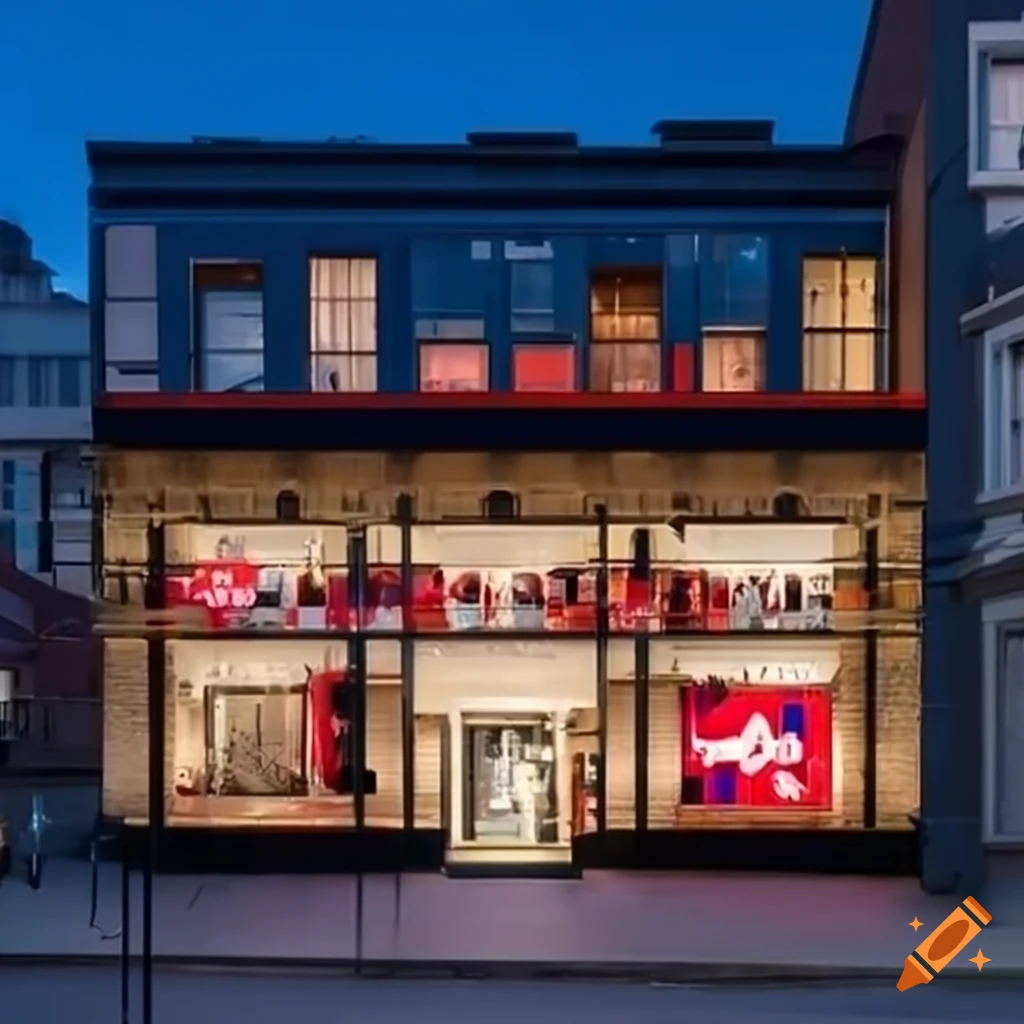 Modern netflix store exterior