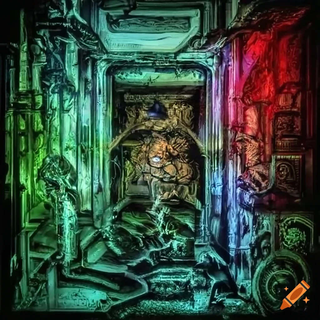 Interdimensional time machine traveling through time