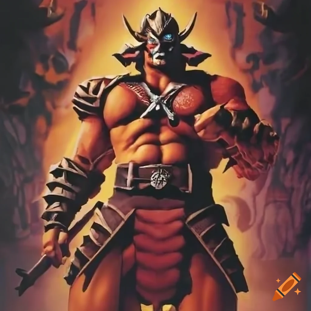 Vintage ova featuring shao kahn pointing