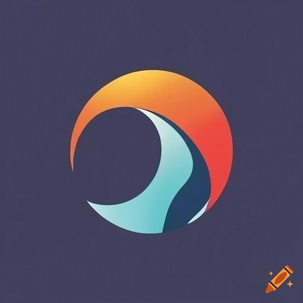 Intricate nonprofit logo in contemporary corporate style with abstract ...