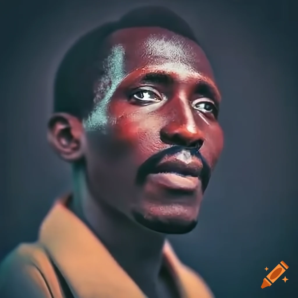 Thomas sankara portrait in high definition 4k