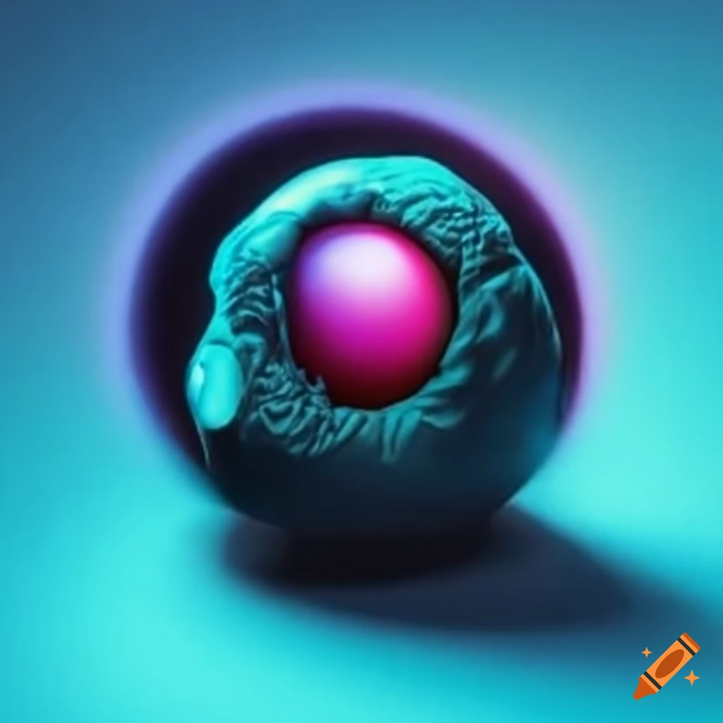 Close-up of a core on Craiyon