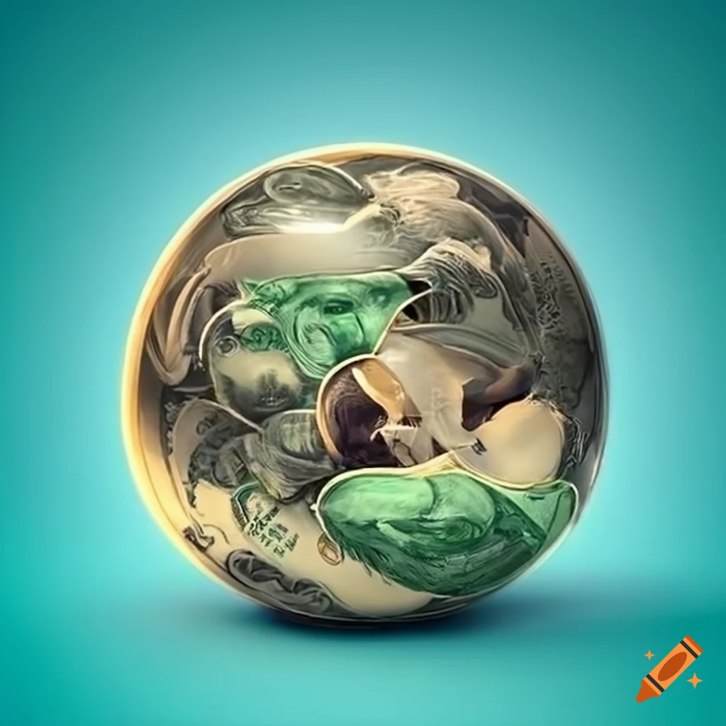 Futuristic concept of money