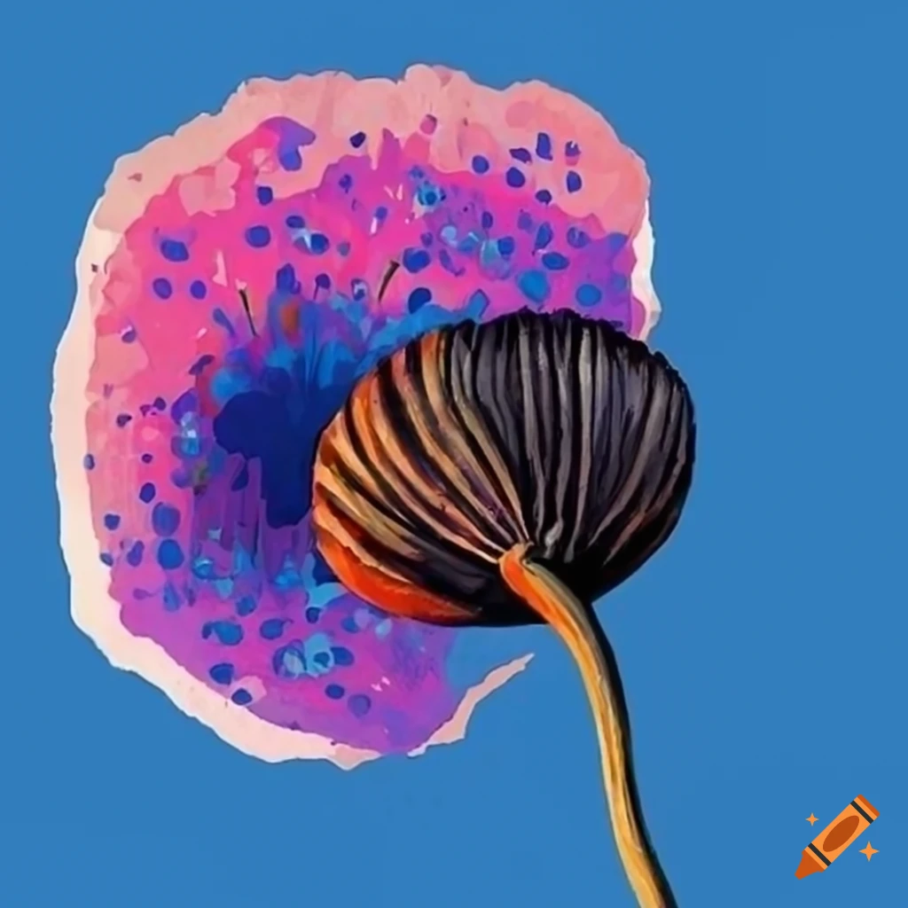 Poppy seeds drawing