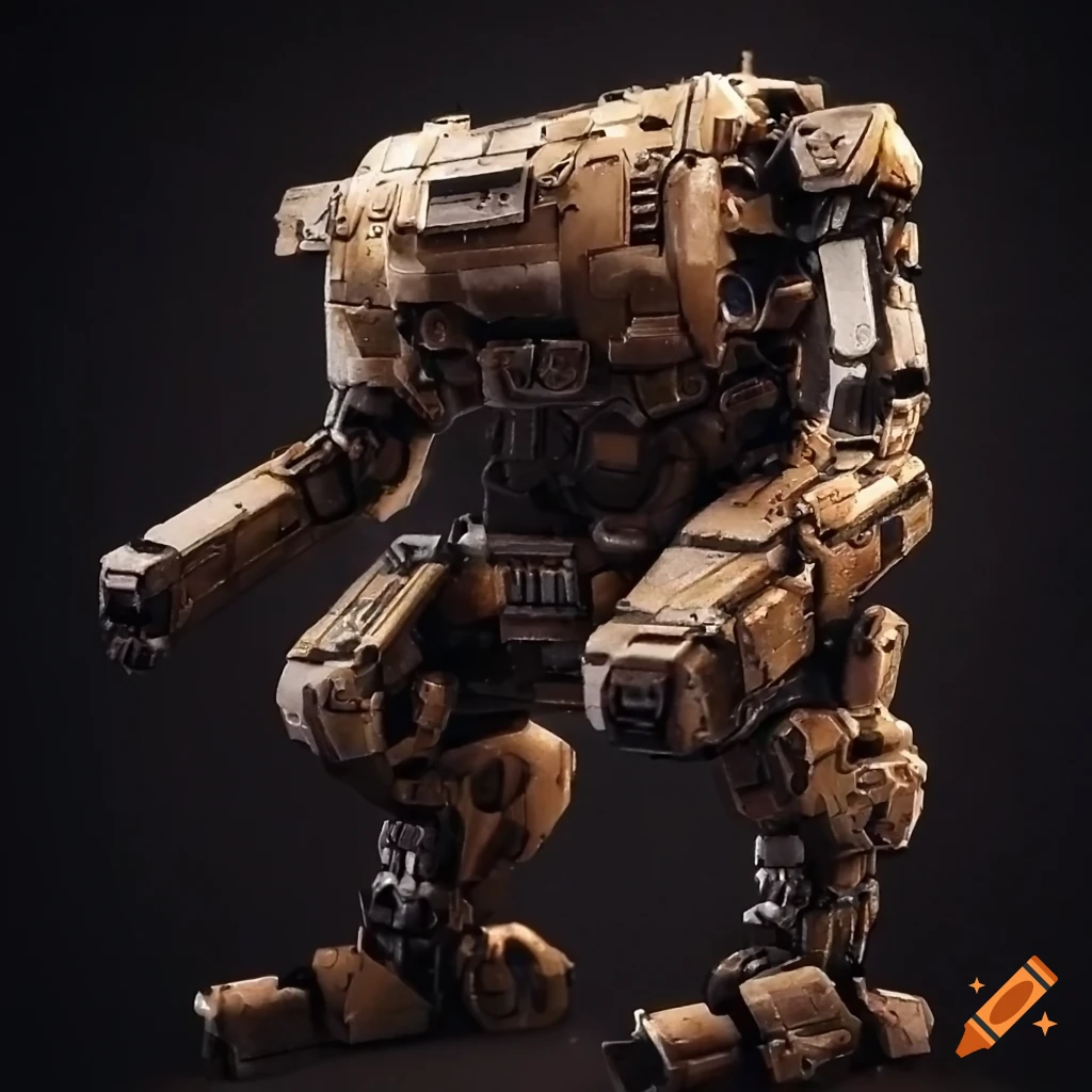 Battle tech inspired mech on Craiyon