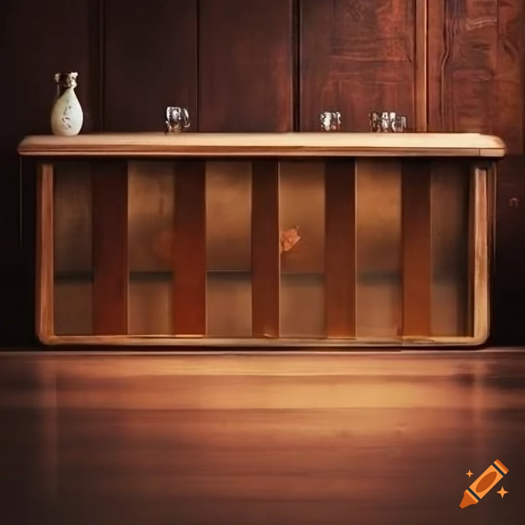 Vintage hotel counter