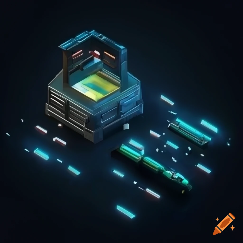 Isometric scifi platform