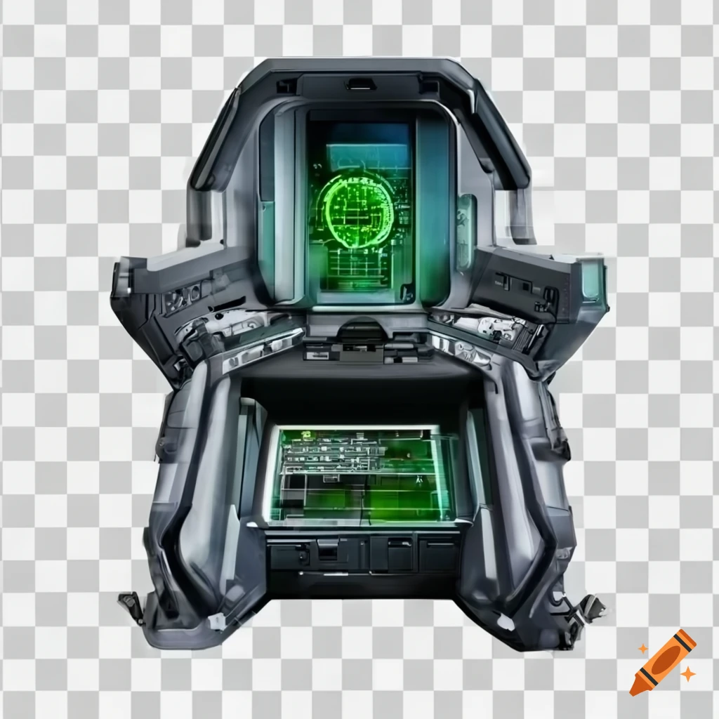 Hyperrealistic sci fi spaceship cockpit with advanced control panels ...