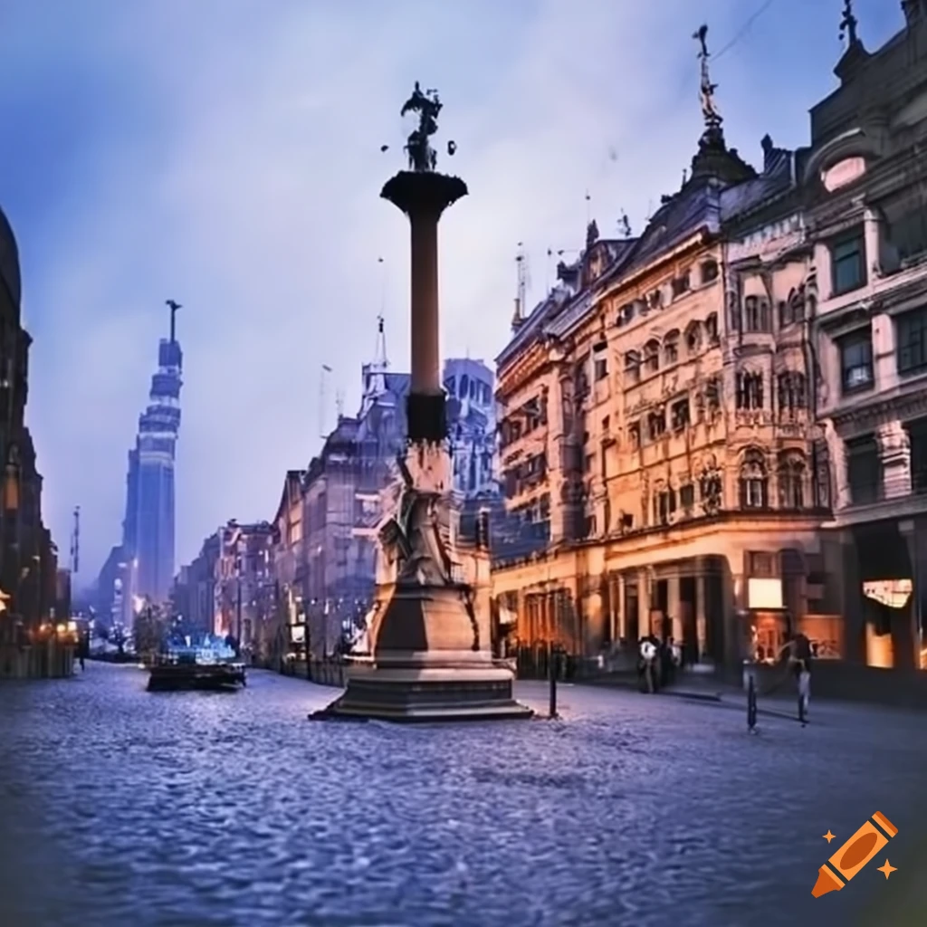 Blaha lujza square on Craiyon