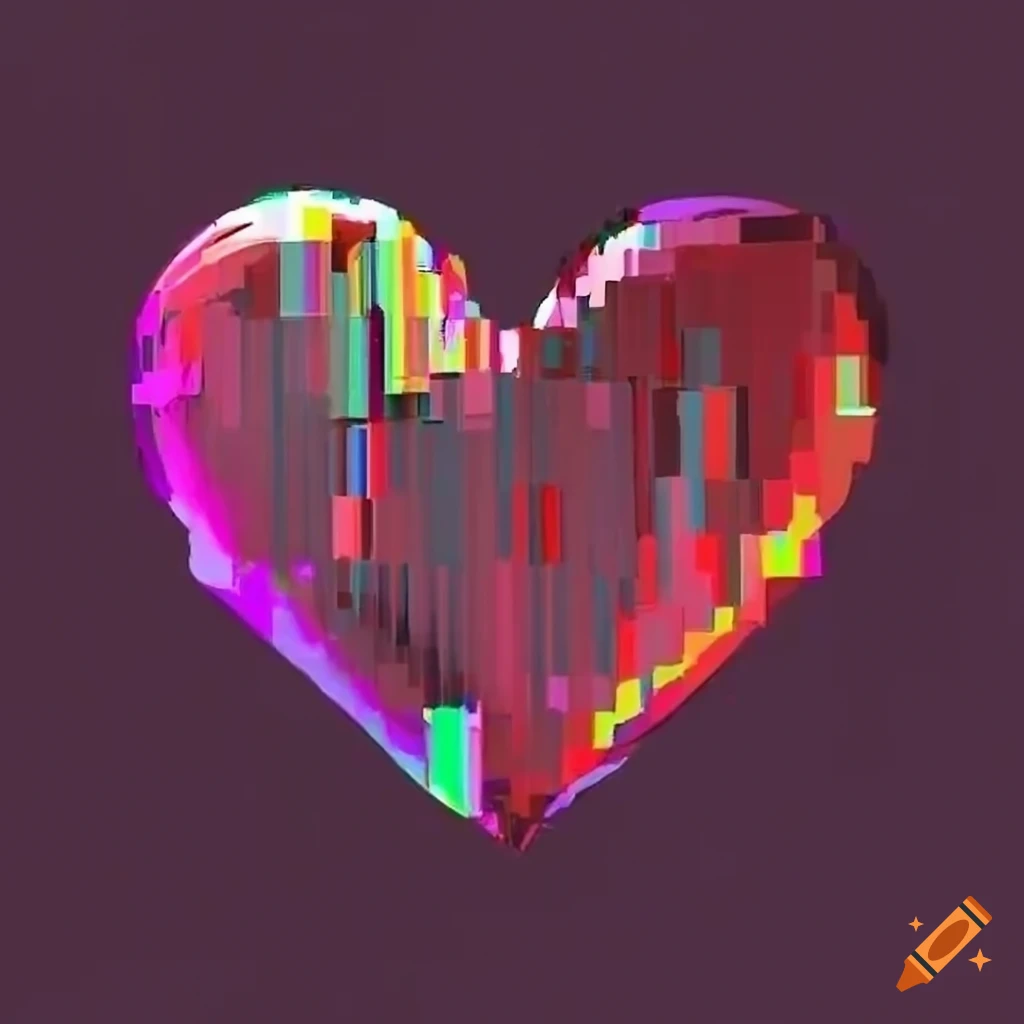 Glitched heart
