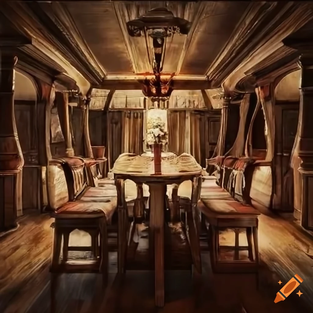 Old ship dining room