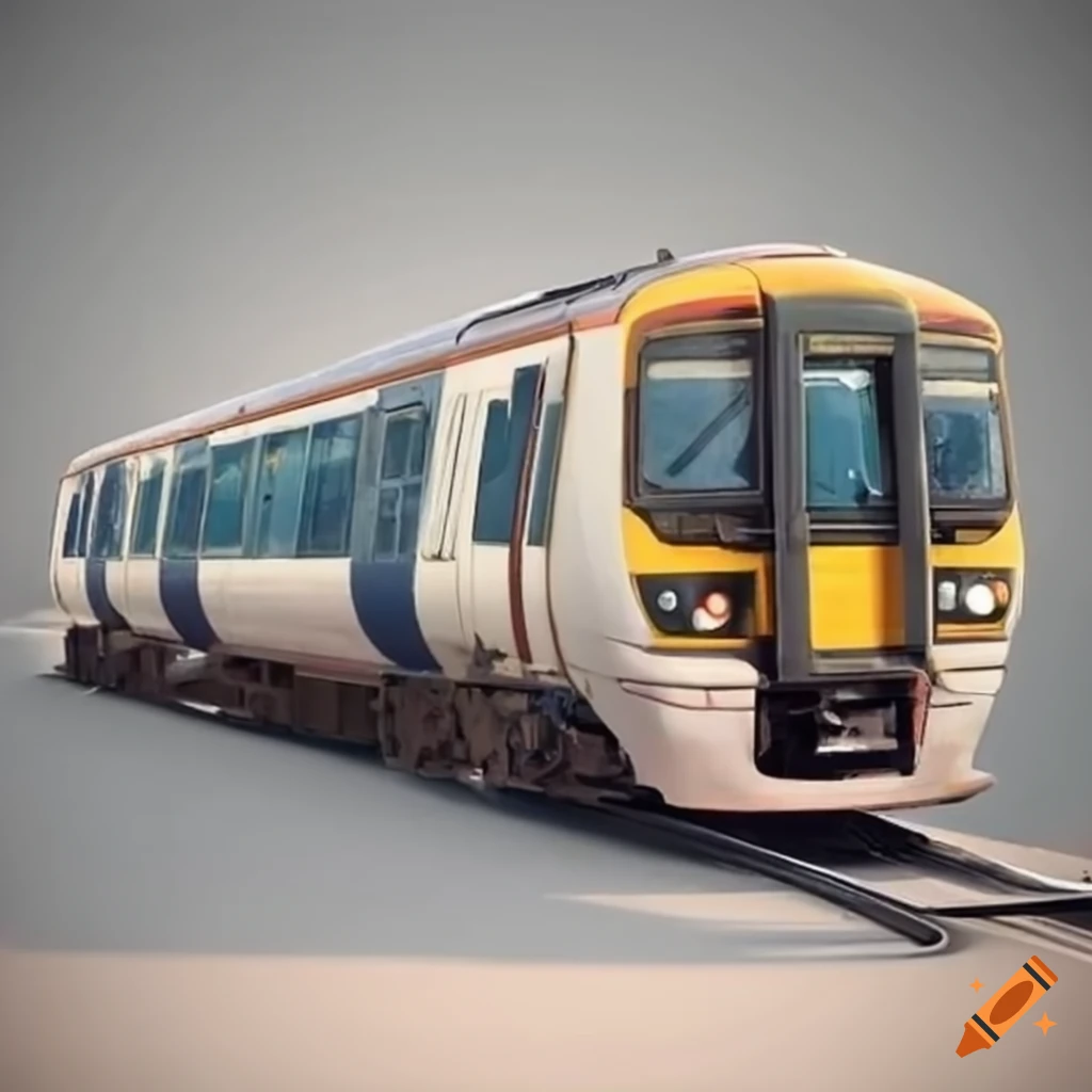 Hybrid train Class 172 crossed with Class 777 on Craiyon