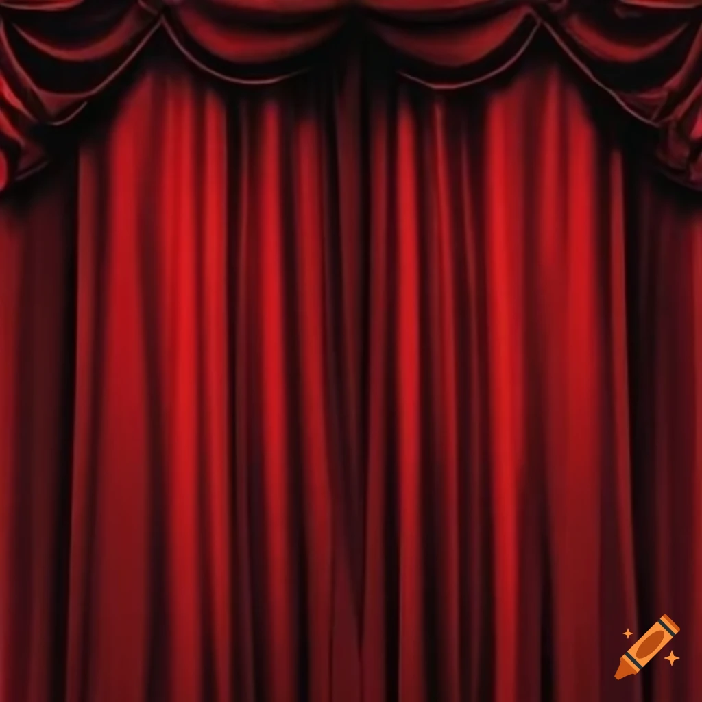 Red curtain