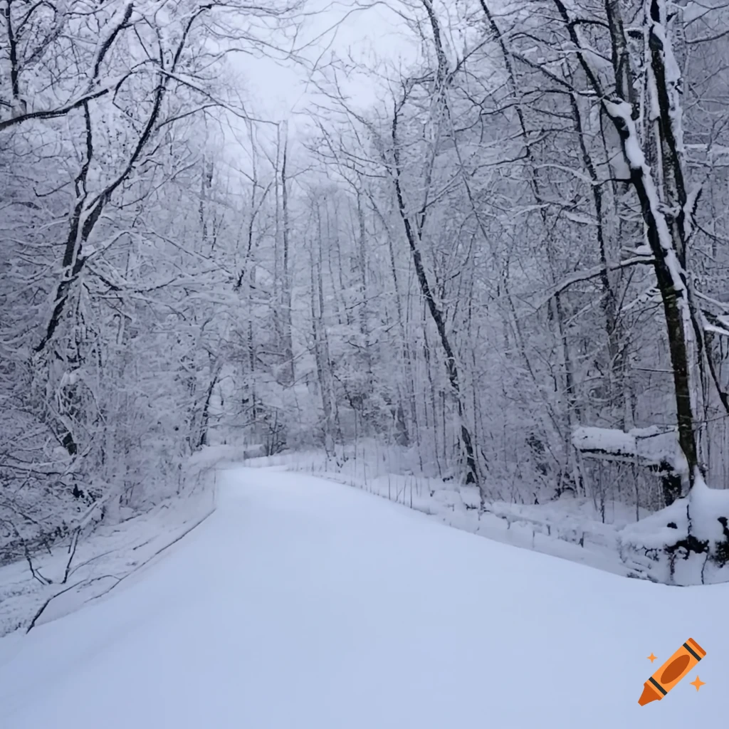 Potter County Pennsylvania covered in 48 inches of snow on Craiyon