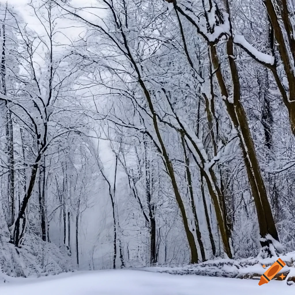Potter County Pennsylvania covered in 48 inches of snow on Craiyon
