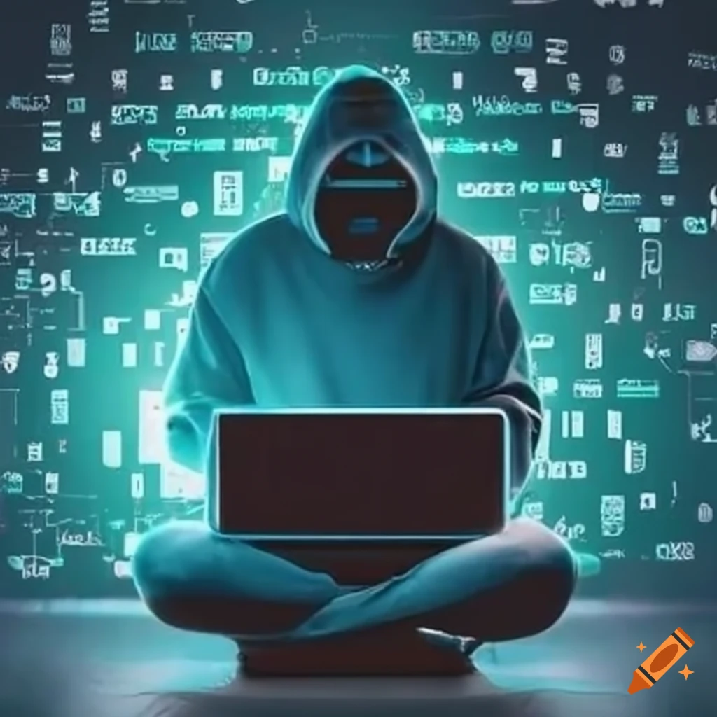 Person writing code on a computer