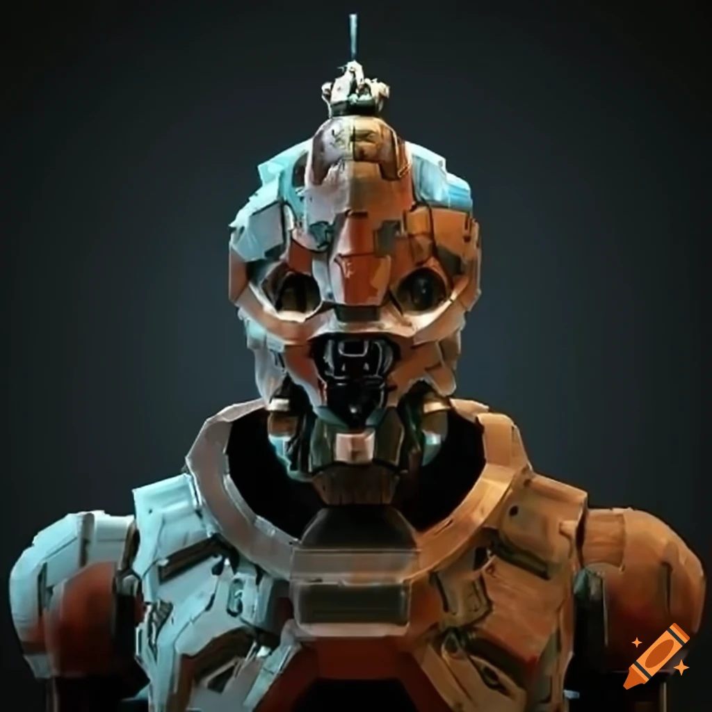 Battle mech face