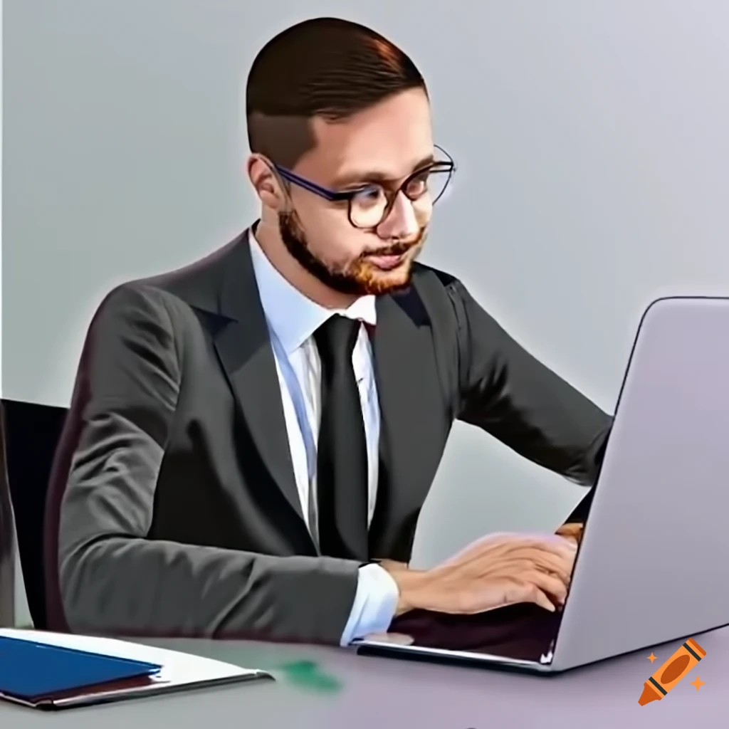 A 30-year-old international businessman in a professional setting on ...