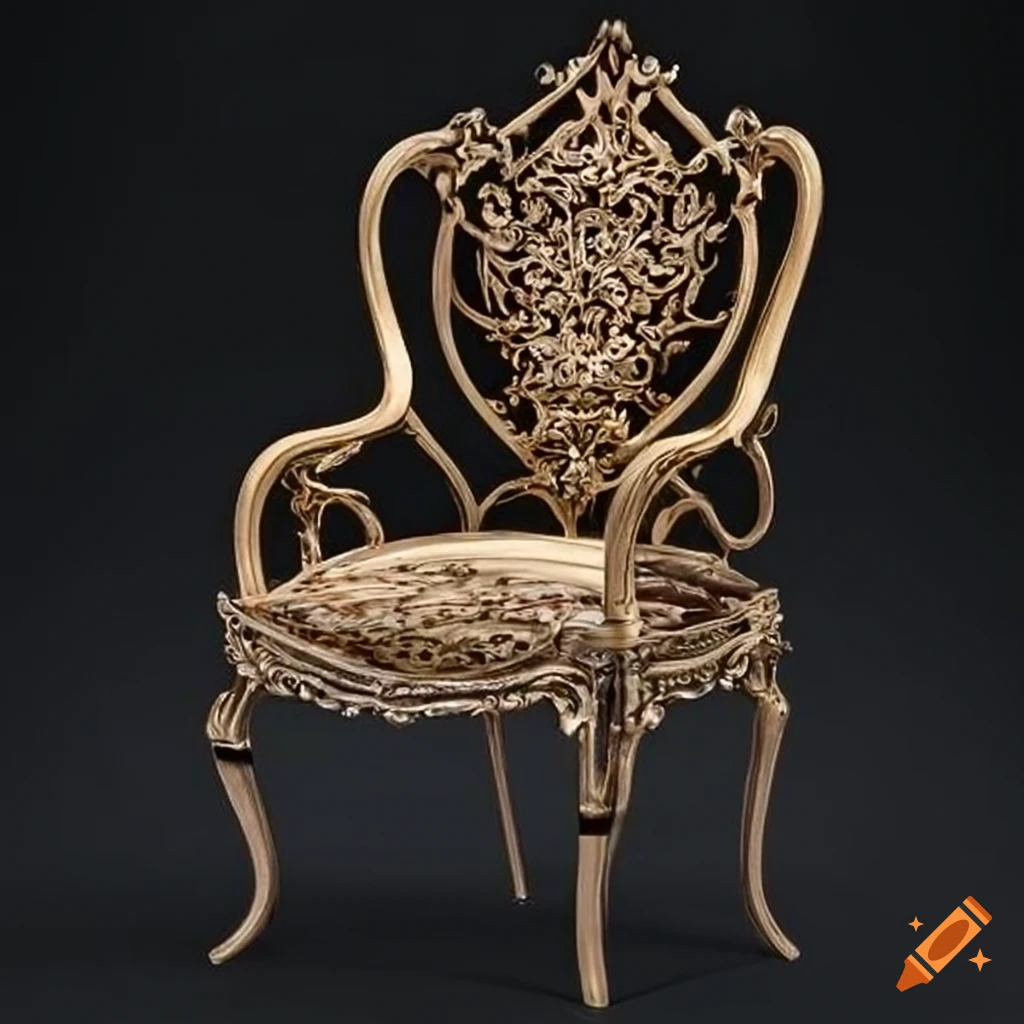 Modern ornamental italian chair