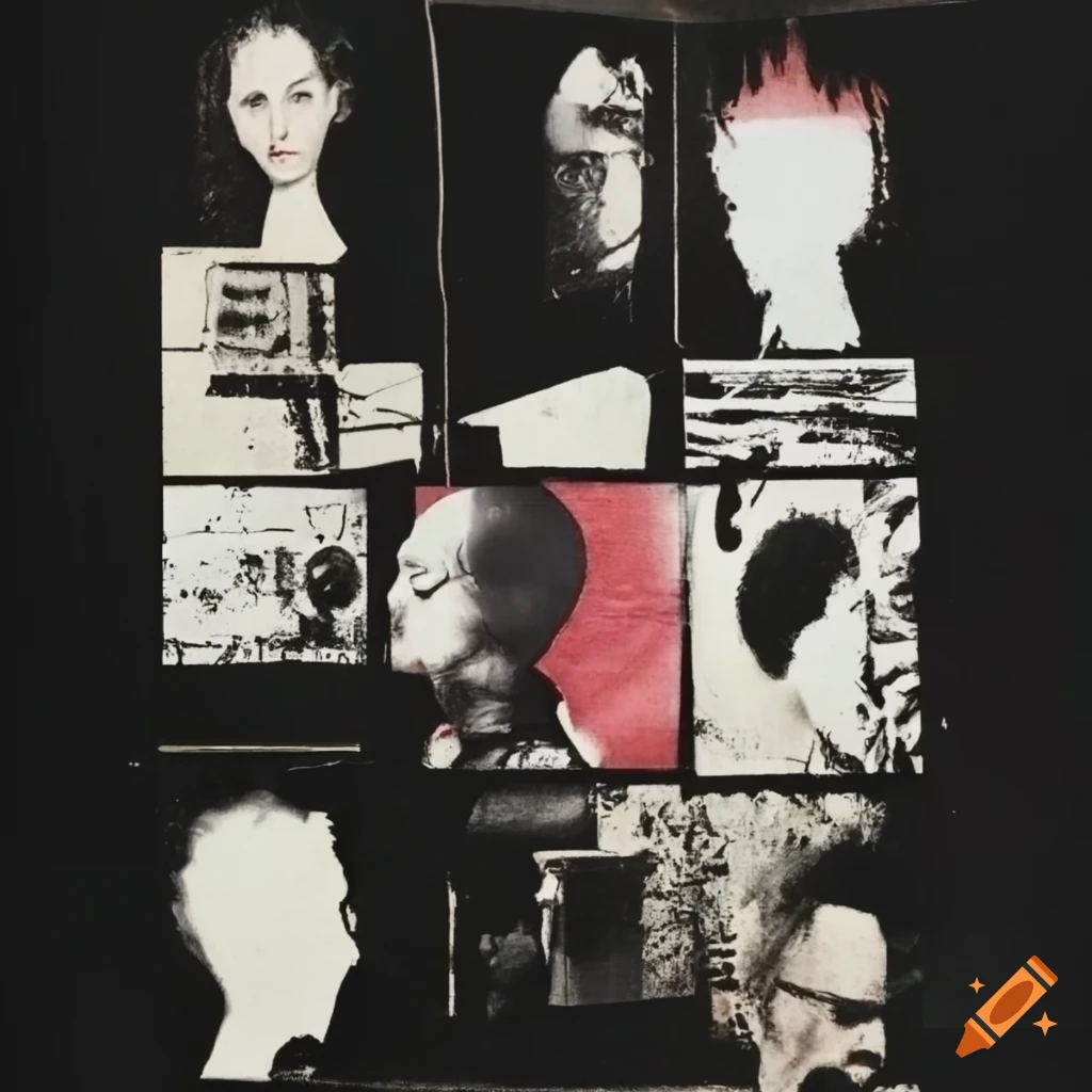 Punk dadaist minimal collage